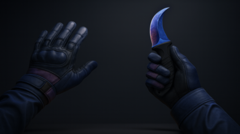 Rare Fade Pattern Gloves for Blue Loadouts in CS2 (2025) | CS2BONUS